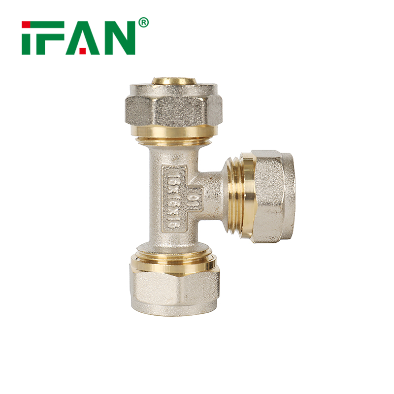 pex compression fittings tee