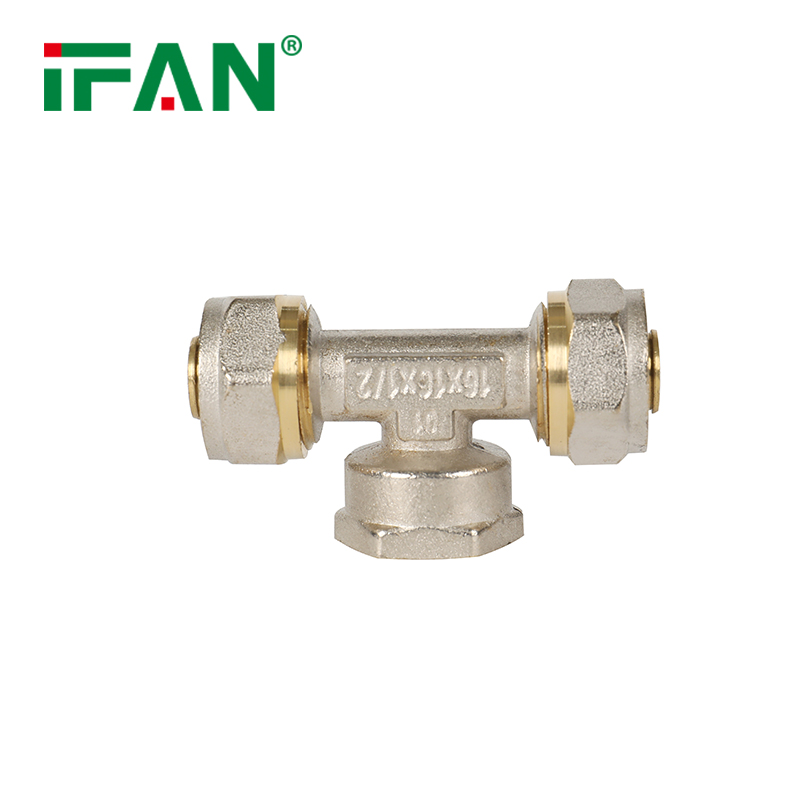 pex compression fittings tee