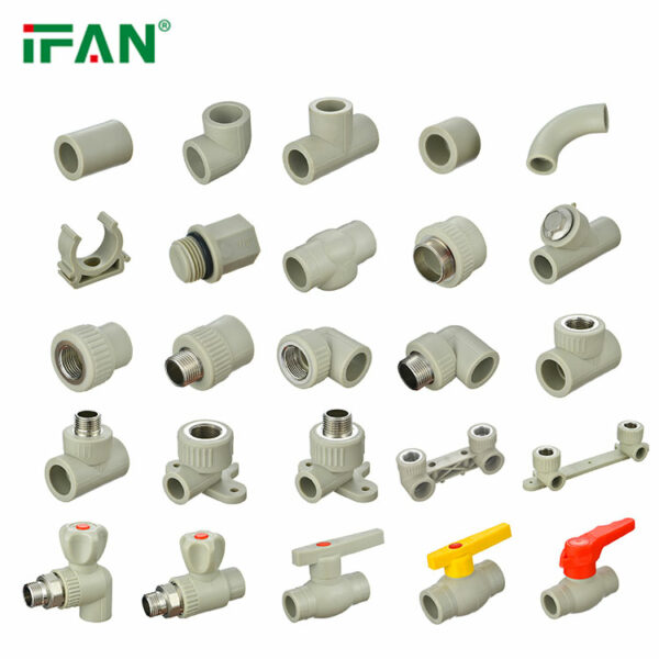 Gray PPR Fittings - IFAN