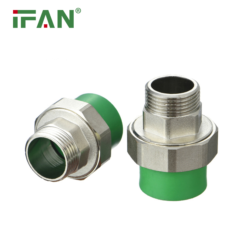 PPR Plastic Brass Inter Male Union