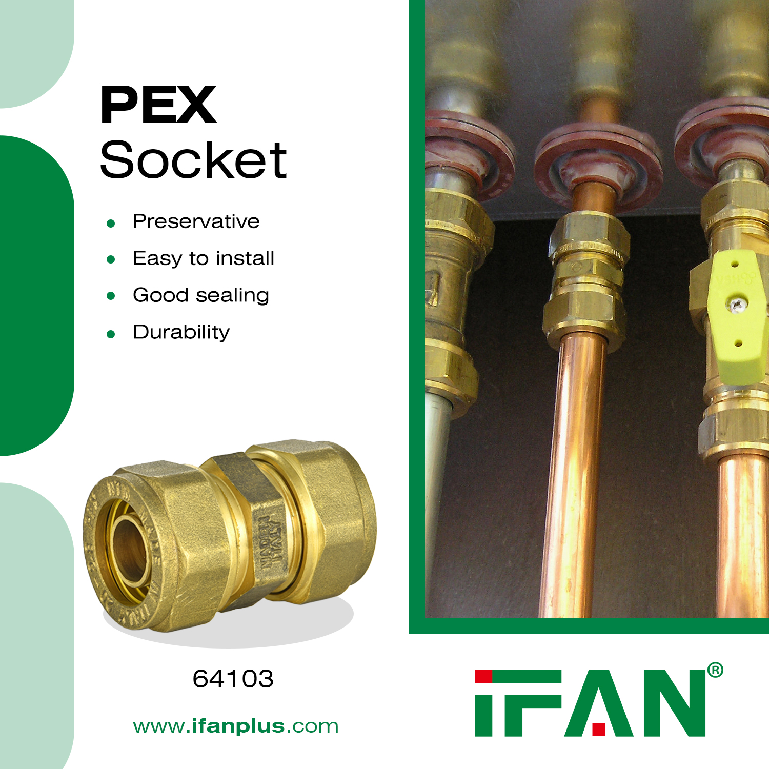 Hitze PEX Compression fitting