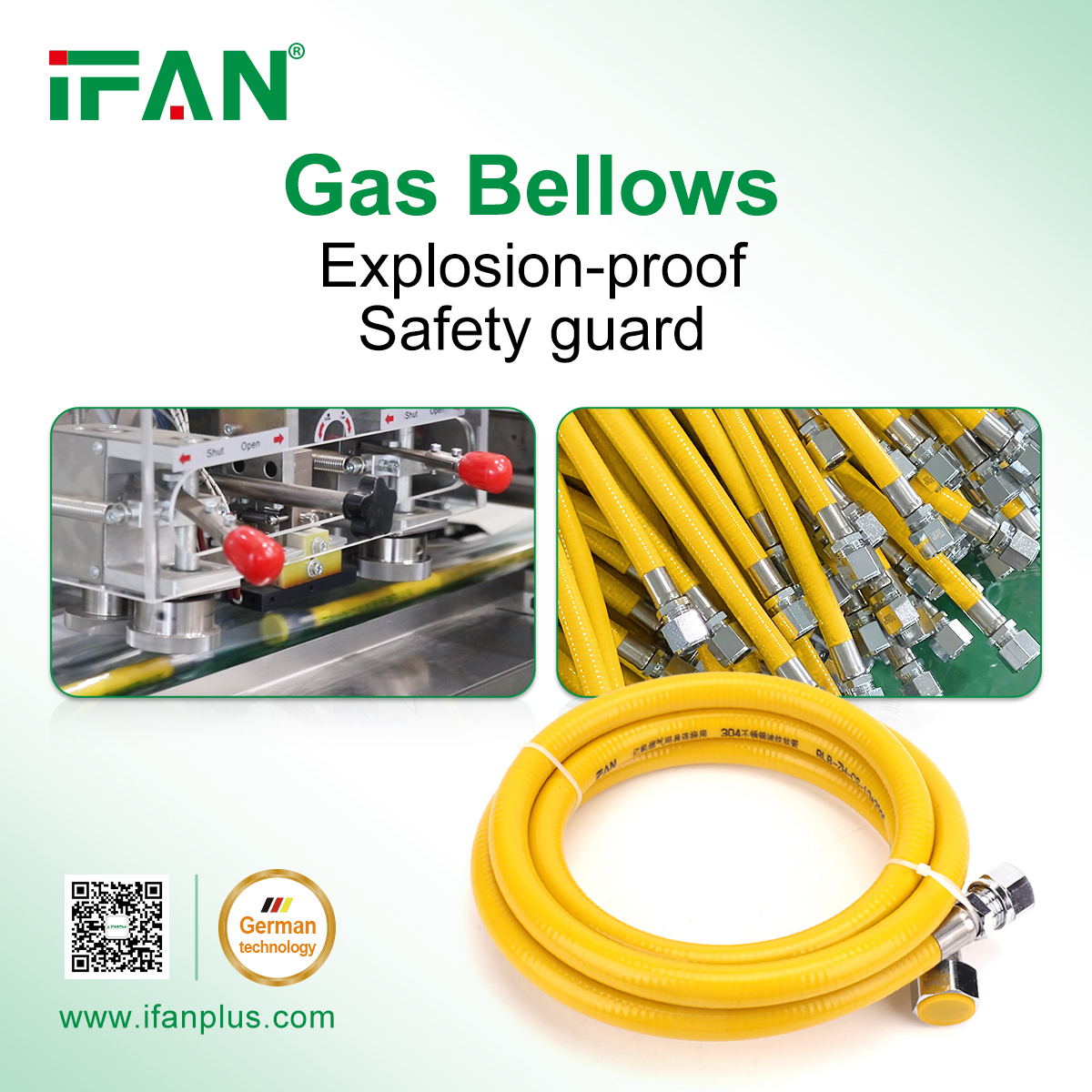 IFAN Gas Bellows Pipe