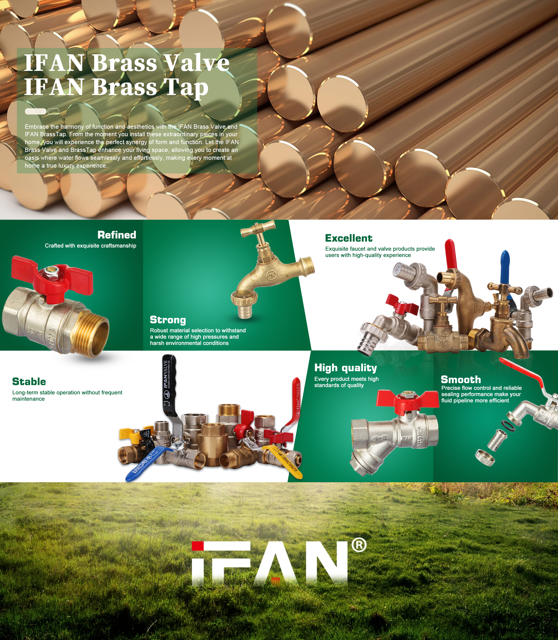 Quick open water taps