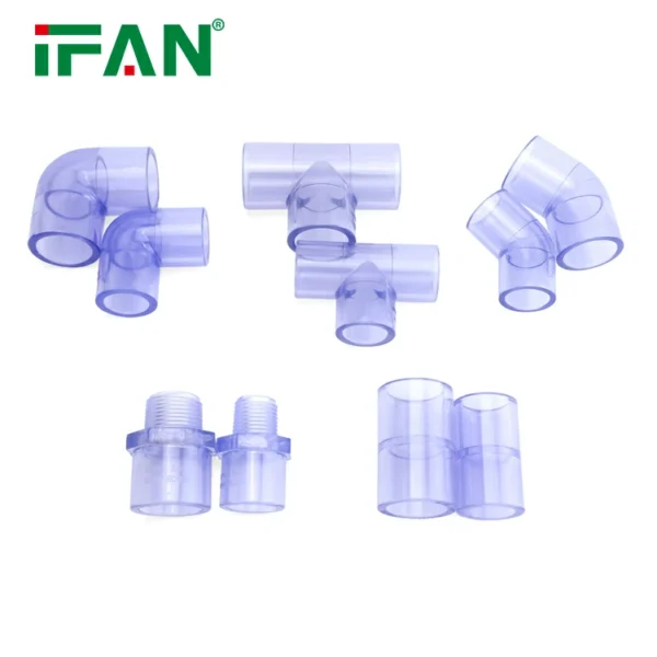 IFAN OEM Transparent PVC Pipe Fittings - China Plumbing System ...