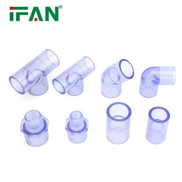 IFAN Wholesale Transparent PVC Pipe Fittings - China Plumbing System ...