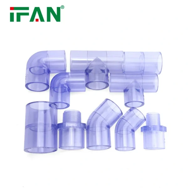 IFAN Hot Sale Transparent PVC Pipe Fittings - China Plumbing System ...
