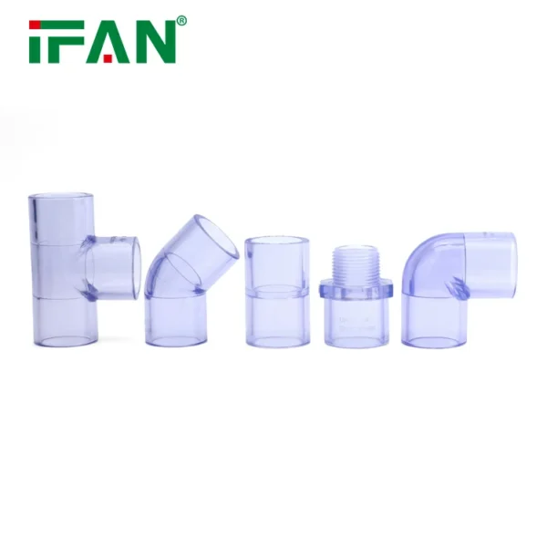 IFAN Hot Sale Transparent PVC Pipe Fittings - China Plumbing System ...