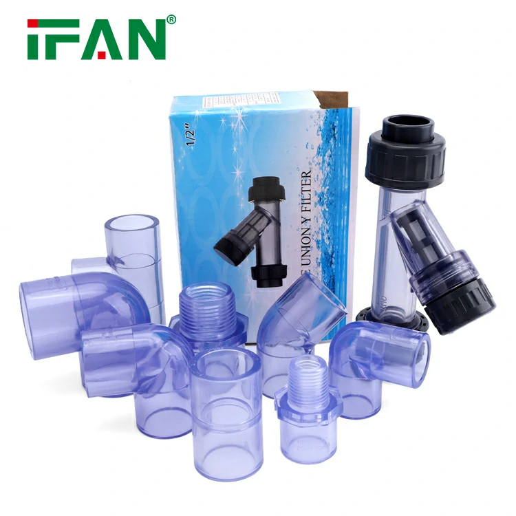 IFAN Hot Sale Transparent PVC Pipe Fittings - China Plumbing System ...