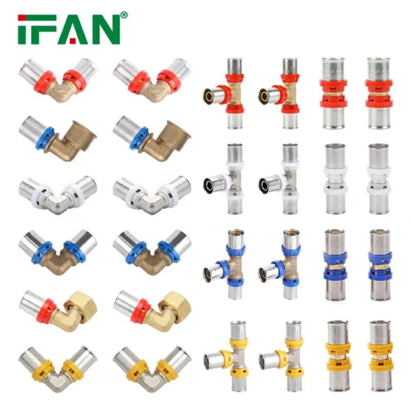 IFAN All Types Brass Press Fittings - China Plumbing System Suppliers ...