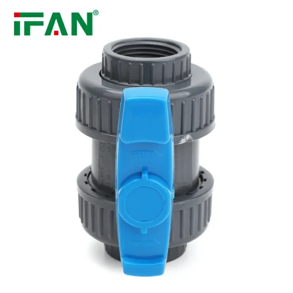 IFAN Wholesale PVC Double Union Ball Valves - China Plumbing System ...